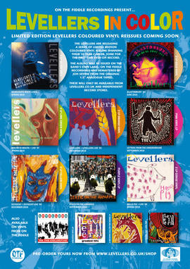 LEVELLERS COLOURED VINYL REISSUES – Levellers